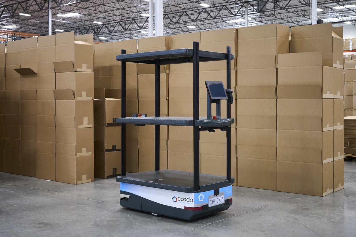 Ocado Intelligent Automation - OMRS: Ocado Mobile Robot System